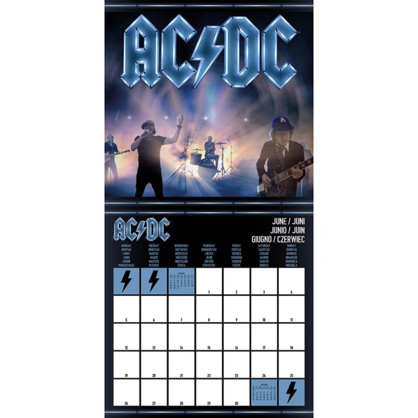 AC/DC Official 2023 Calendar - LPManija.lt | Muzikos parduotuvė