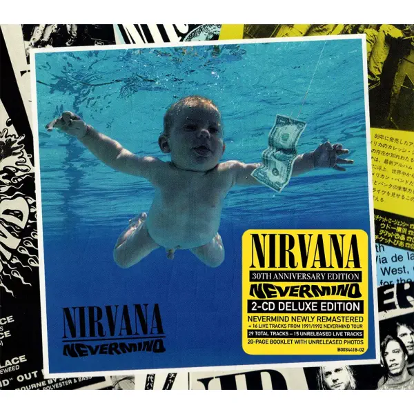 Nirvana Nevermind Deluxe Edition 30th Anniversary 2CD Nirvana Nevermind Deluxe Edition 30th Anniversary 2CD
