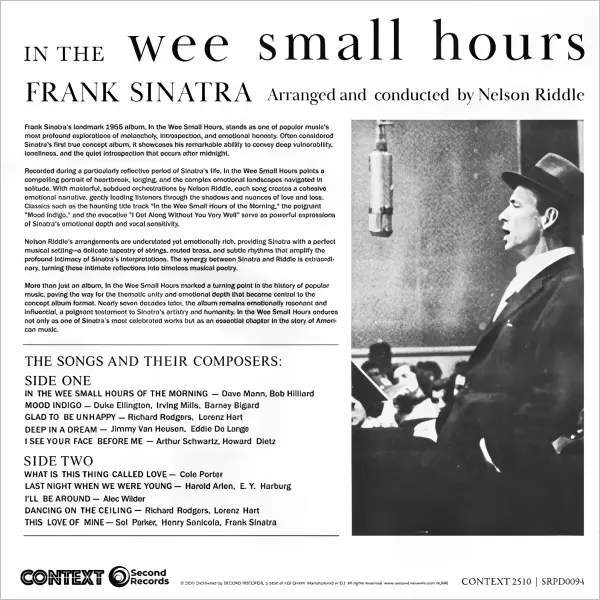 Frank Sinatra - In The Wee Small Hours (Colored Vinyl) (LP)